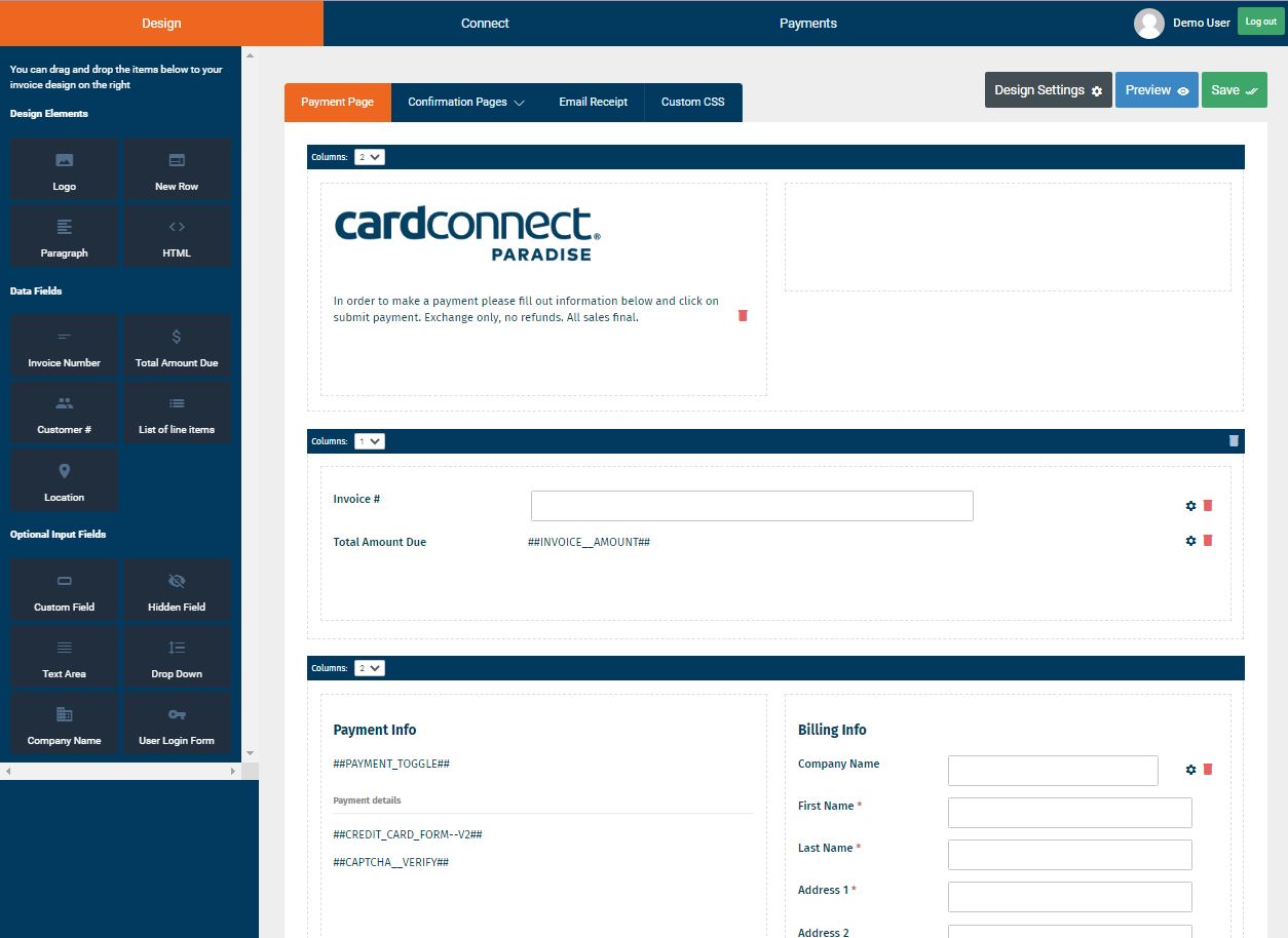Hosted Payment Page Tutorial - CardConnect Paradise